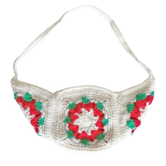 Hand Crafted | Bags | Hand Craftedcrochet Strawberry Grannysquare ...